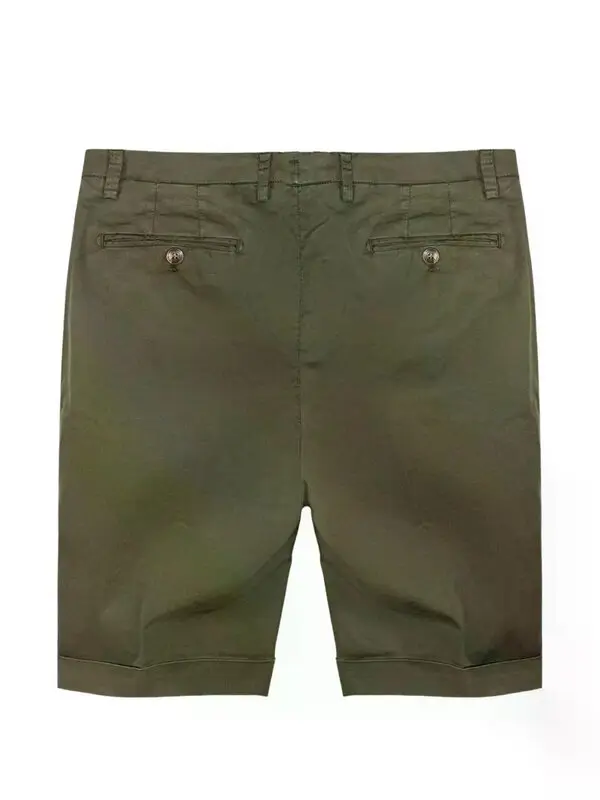 BRIGLIA 1949 Pressed-crease Turn-up Shorts