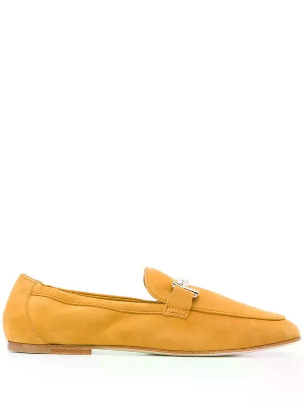 TOD'S T-logo Elastic Loafers - Yellow