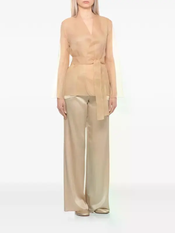 Antonelli Firenze Elia Sheer-finish Belted Jacket
