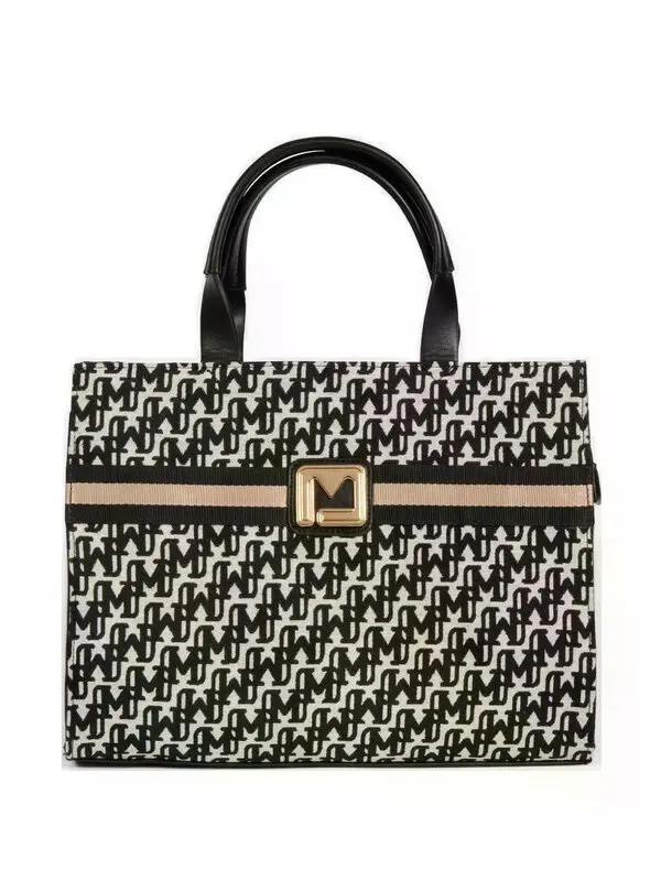 MORGAN Logo-plaque Top-handle Tote Bag