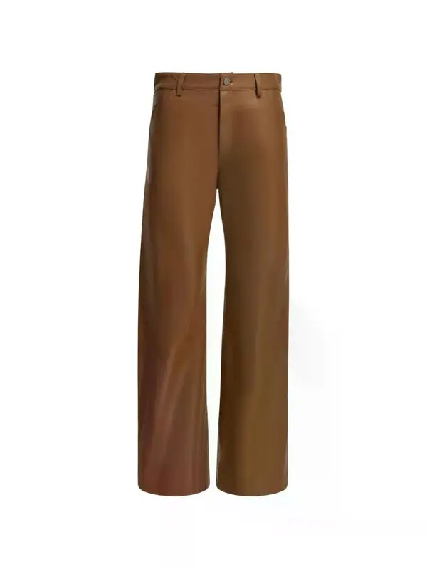 NORIARCO Leather Trousers - Brown