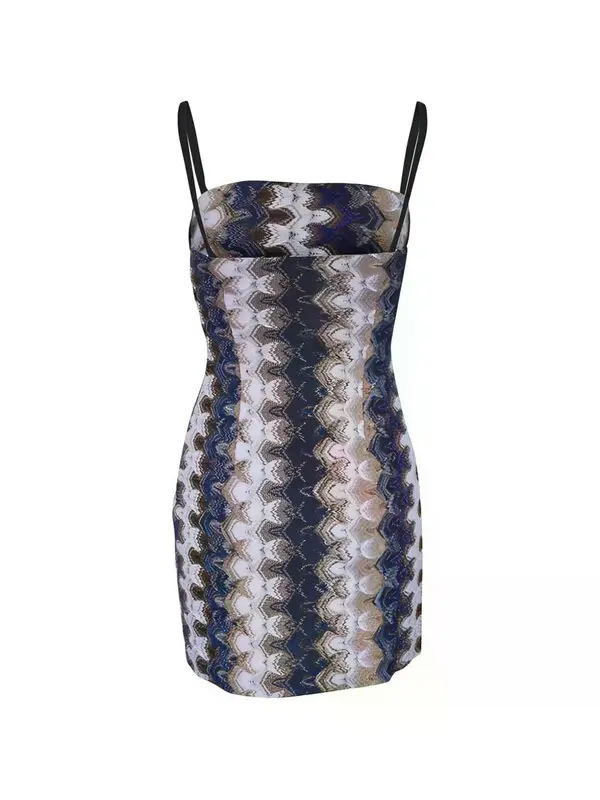 Missoni Zigzag-knit Sleeveless Mini Dress