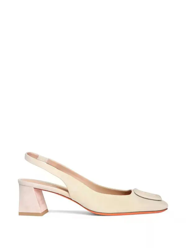 Santoni Slingback Sandals With Buckle Detail