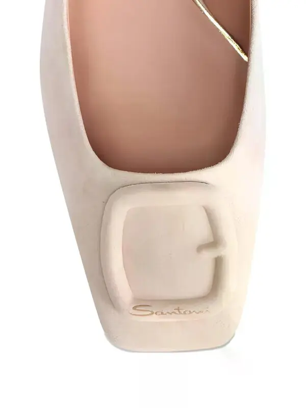 Santoni Slingback Sandals With Buckle Detail