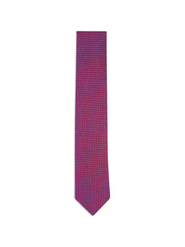 Eton Geometric Pattern Silk Tie