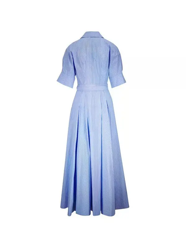 Simkhai Striped Belted Dress