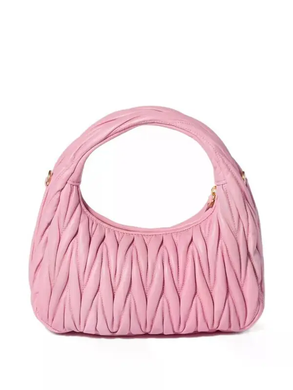 Miu Miu Wander Matelassé Nappa Leather Tote Bag
