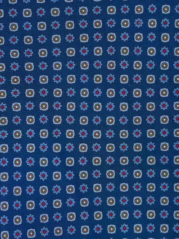 Eton Silk Geometric Print Tie