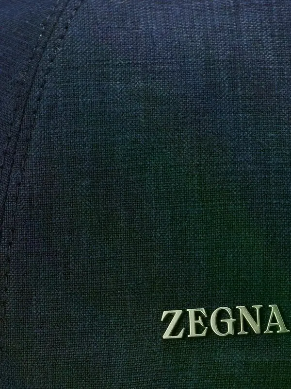 Zegna Linen Baseball Hat