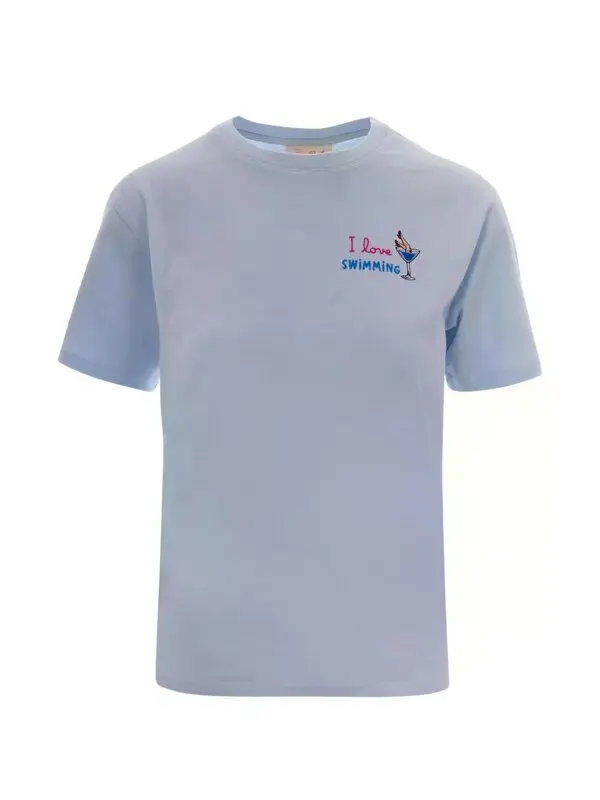 MC2 SAINT BARTH Emilie Embroidered Cotton T-shirt