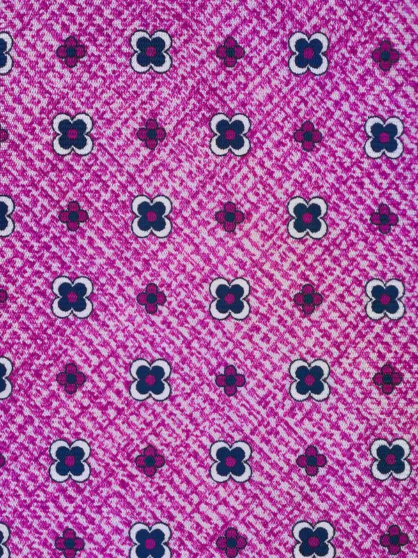 Kiton Silk Floral Print Tie