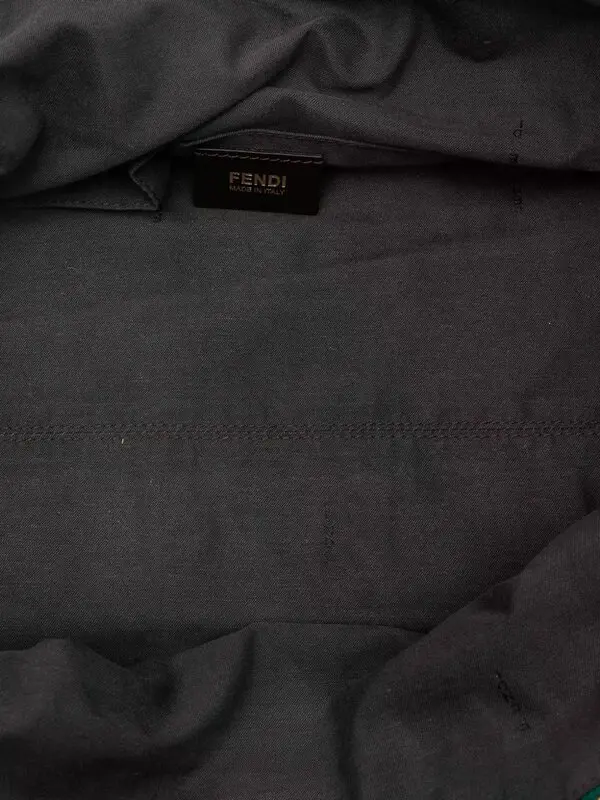 Fendi Ff Nubuck Chains Tote Bag