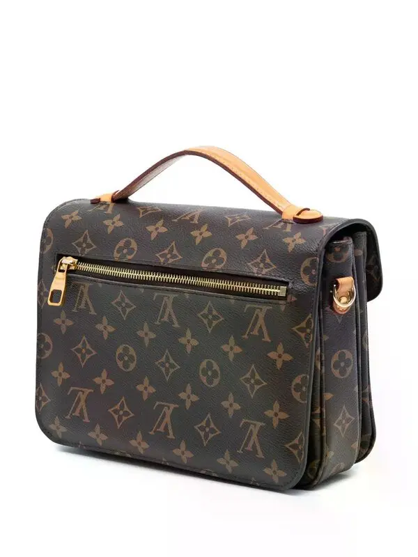 LOUIS VUITTON Monogram Pochette Metis Satchel