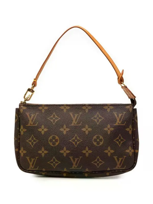 LOUIS VUITTON Monogram Pochette Accessoires Shoulder Bag - Brown