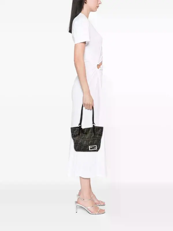 Fendi Mini Zucca Canvas Tote Bag - Brown
