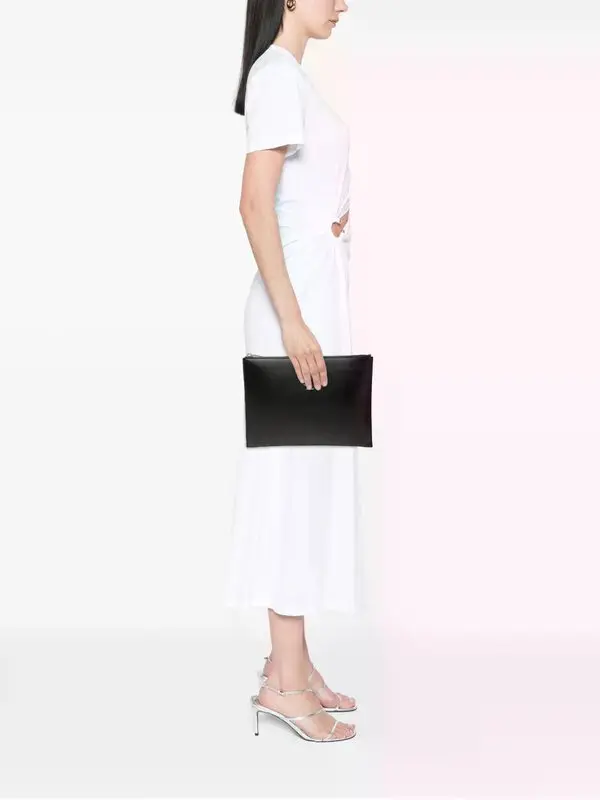 Saint Laurent 2020 Leather Monogram Ipad Case Clutch Bag