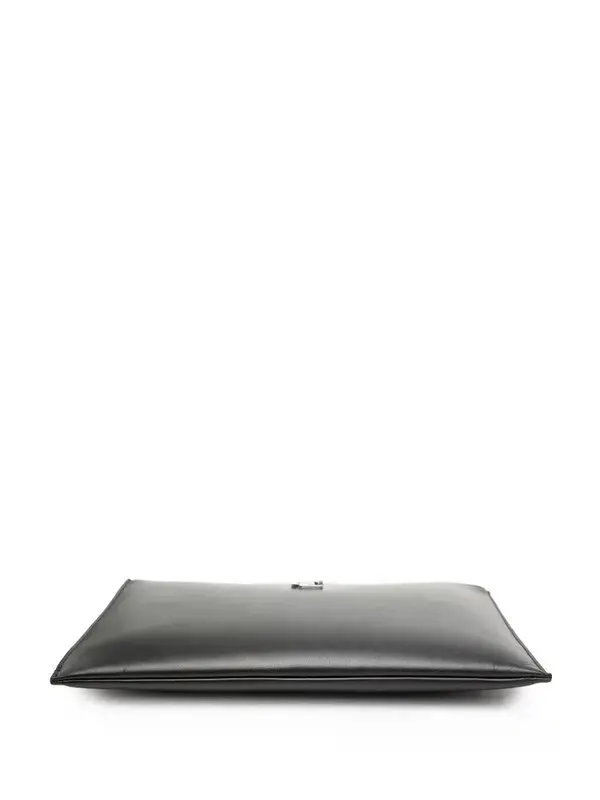 Saint Laurent 2020 Leather Monogram Ipad Case Clutch Bag