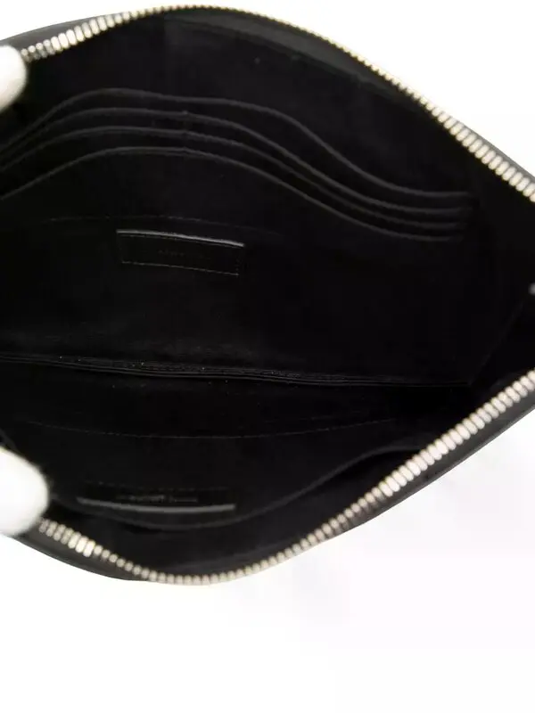 Saint Laurent 2020 Leather Monogram Ipad Case Clutch Bag