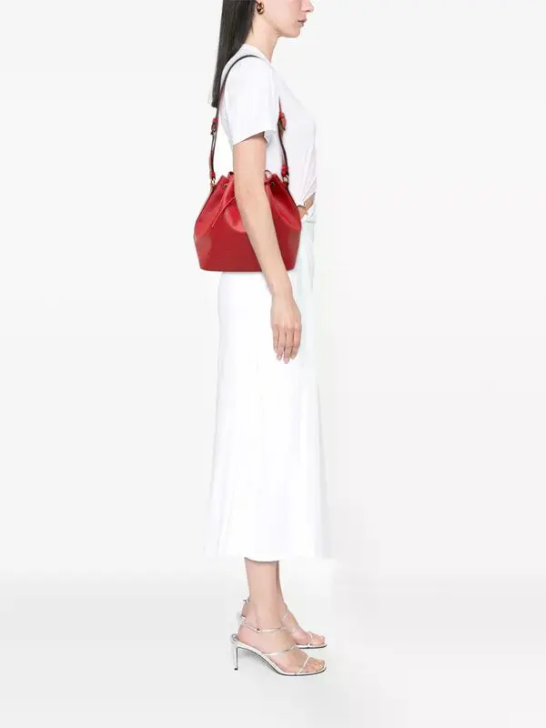 LOUIS VUITTON Epi Petit Noe Bucket Bag - Red