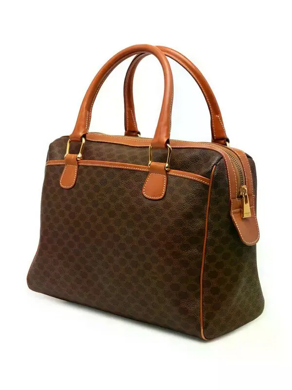 Celine Macadam Coated Canvas Handbag
