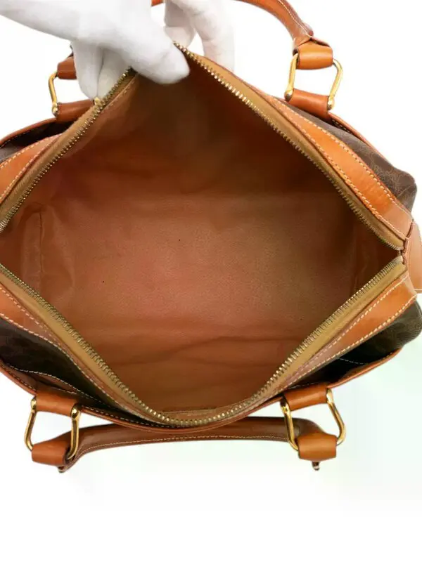 Celine Macadam Coated Canvas Handbag