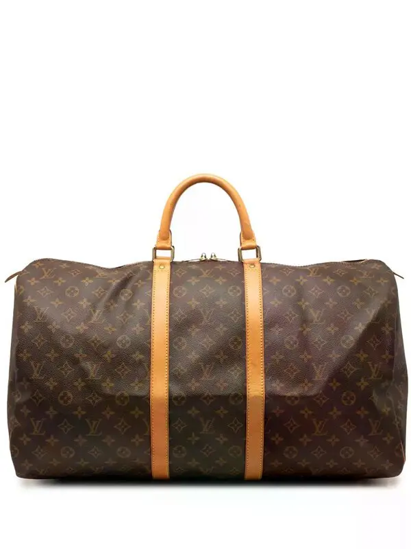 LOUIS VUITTON Monogram Keepall 55 Travel Bag