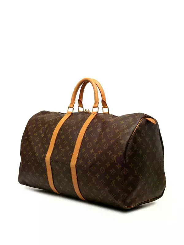 LOUIS VUITTON Monogram Keepall 55 Travel Bag
