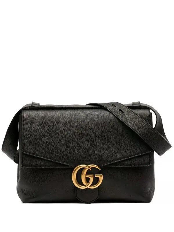 Gucci Gg Marmont Shoulder Bag - Black
