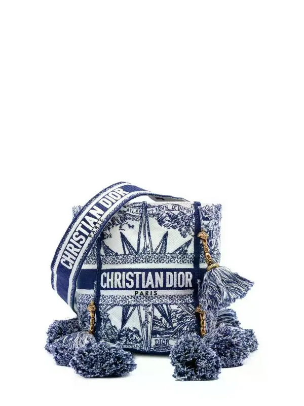 Dior 2022 'reve D'infini' Bubble Bucket Bag - Blue