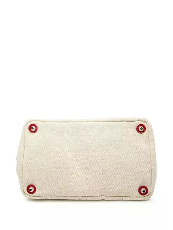 Prada Canvas Canapa Mistolino Tote Bag