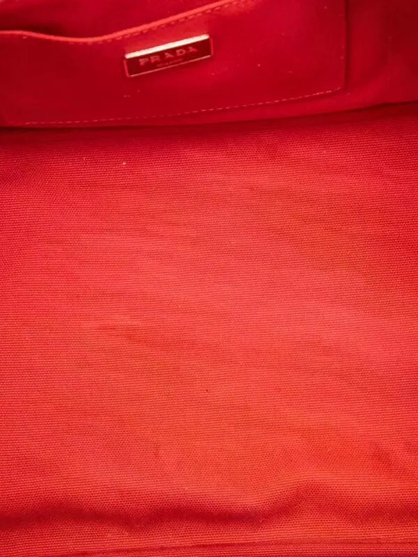 Prada Canvas Canapa Mistolino Tote Bag