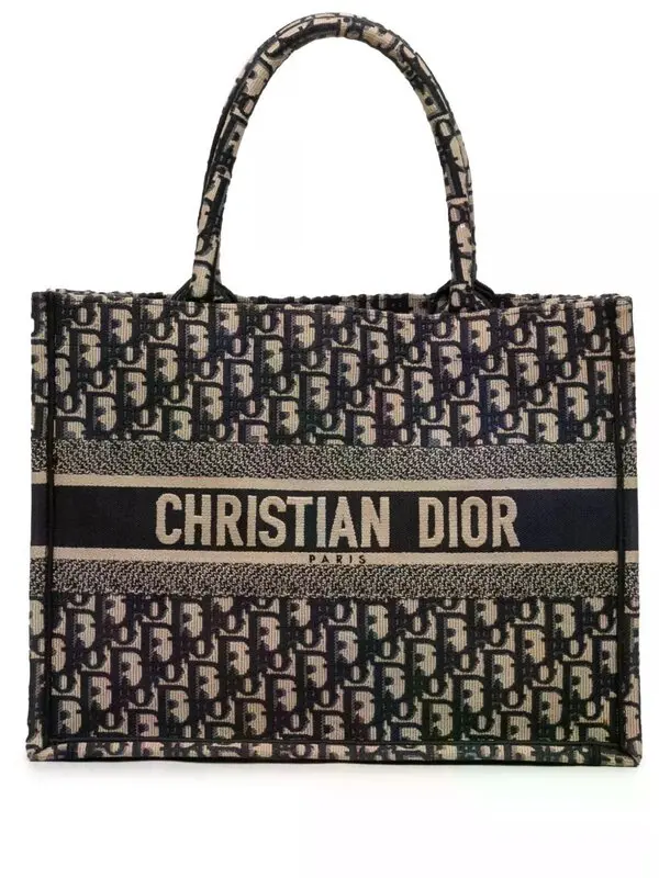 Dior Medium Book Tote Bag - Blue
