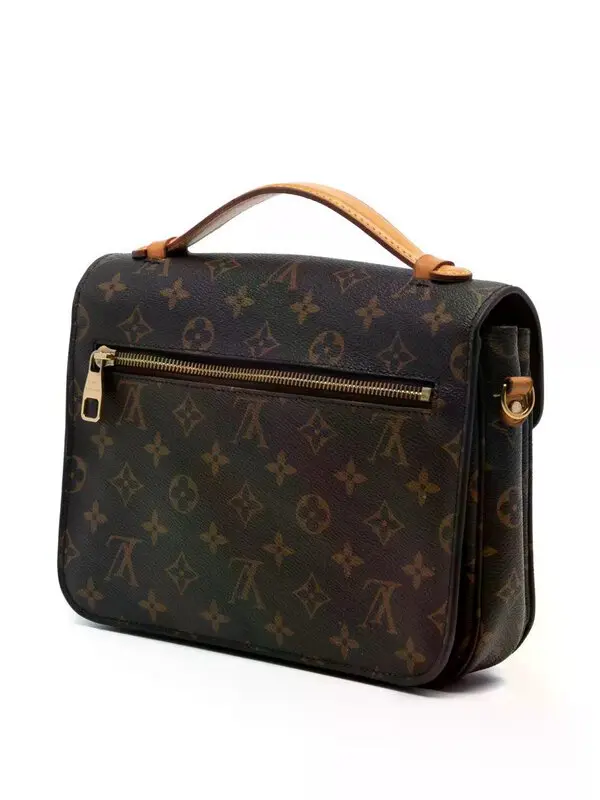 LOUIS VUITTON Monogram Pochette Metis Satchel