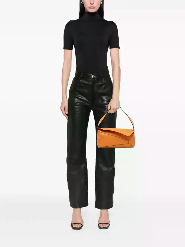 Loewe Calfskin Puzzle Hobo Shoulder Bag - Orange