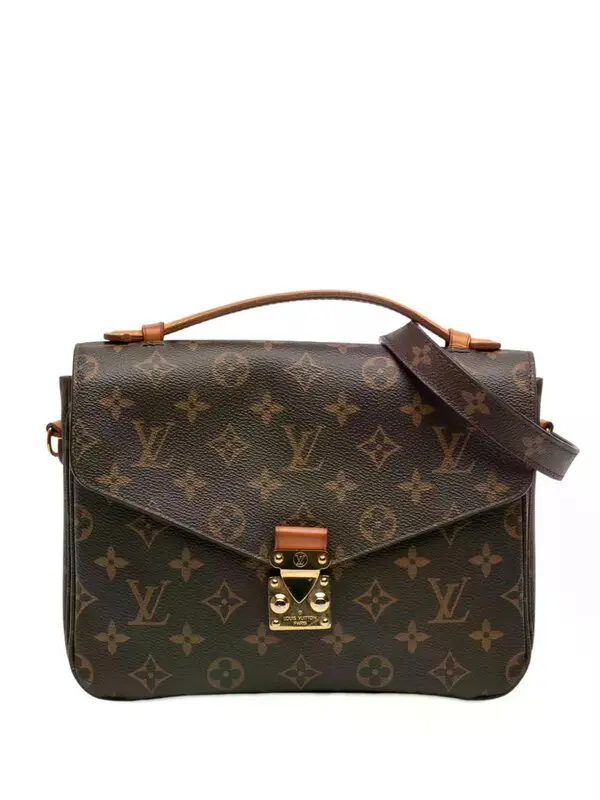 LOUIS VUITTON Monogram Pochette Metis Satchel
