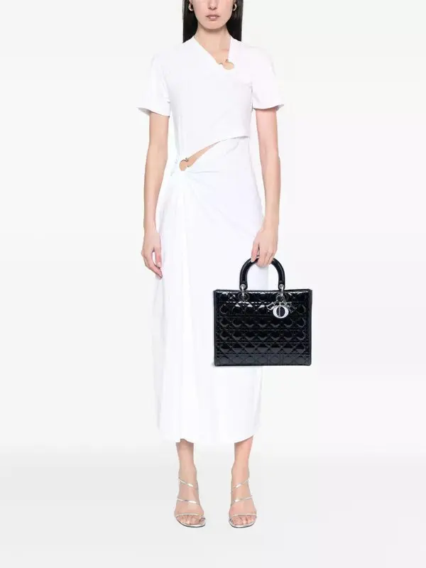Dior Patent Cannage Lady Satchel