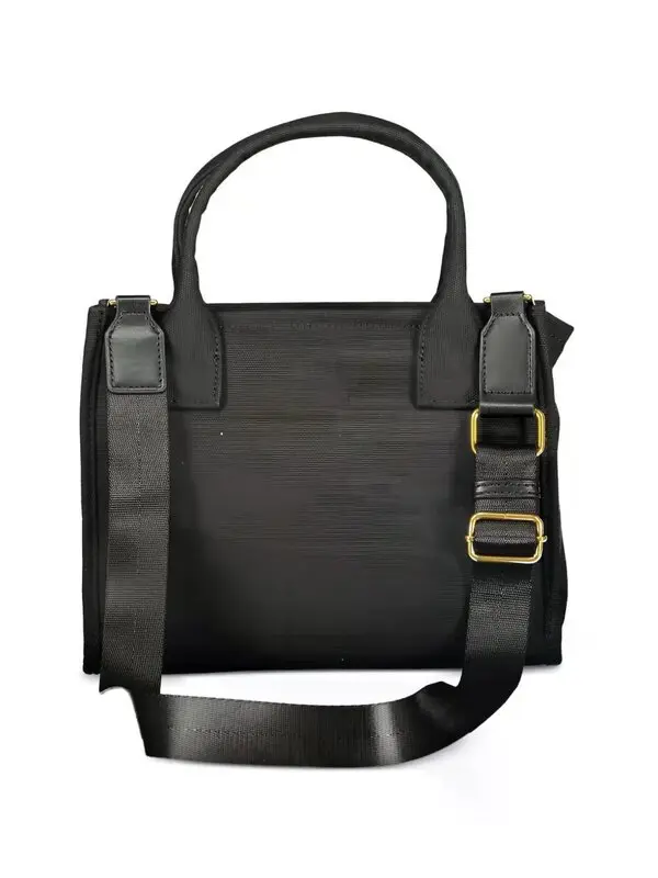 TWINSET Embroidered Logo Canvas Tote Bag