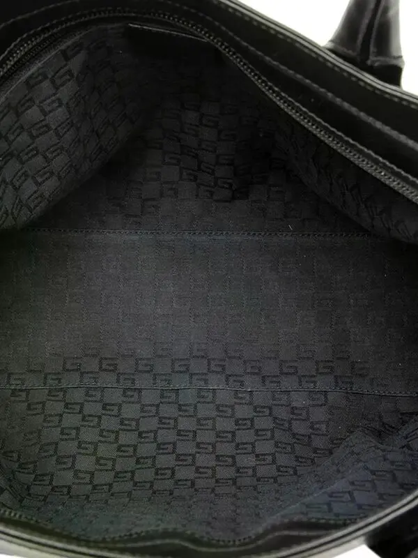 Gucci Suede Web Tote Bag
