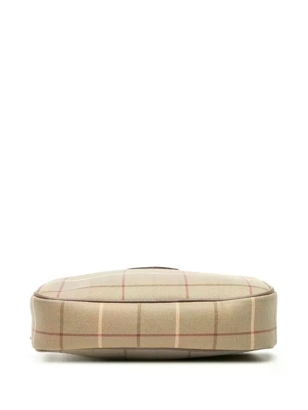 Burberry Vintage Check Canvas Crossbody Bag
