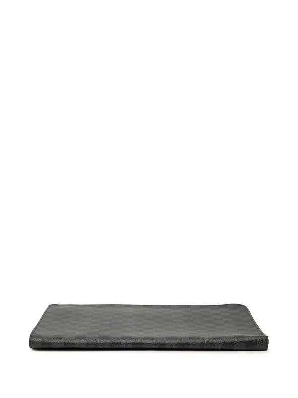 LOUIS VUITTON 2017 Damier Graphite Pochette Jour Gm Clutch Bag