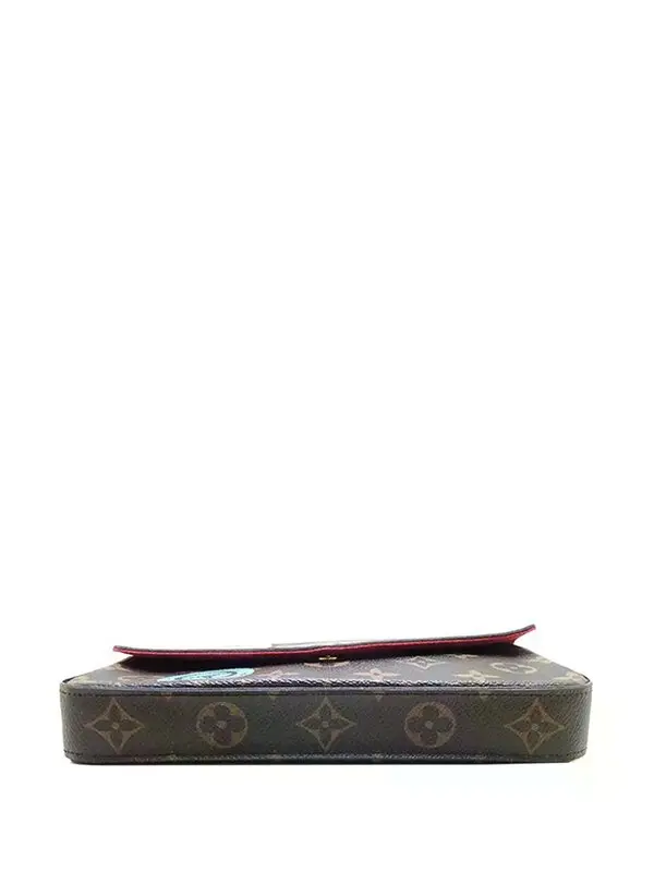 LOUIS VUITTON Monogram World Tour Pochette Felicie - Brown