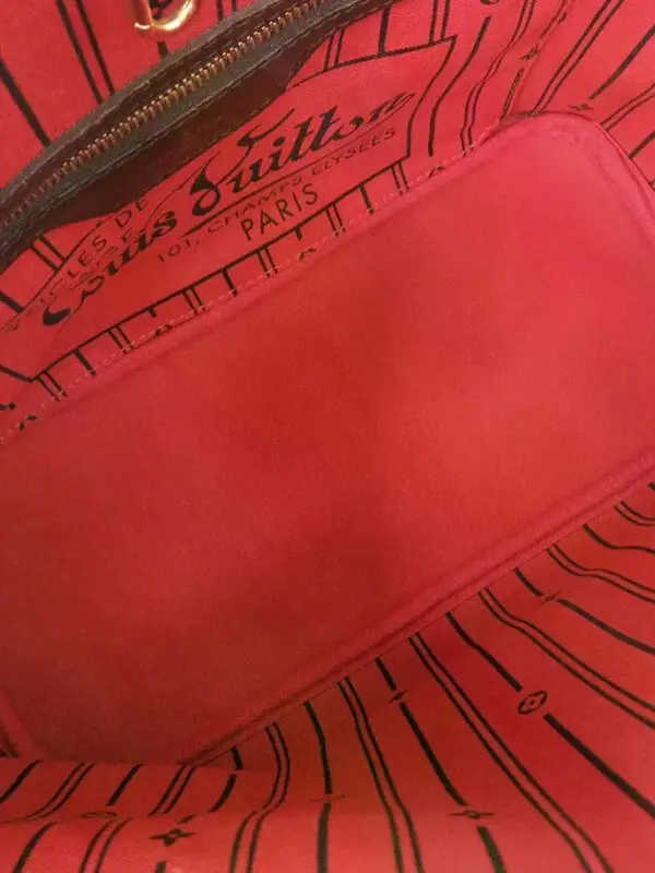 LOUIS VUITTON Damier Ebene Neverfull Pm Tote Bag