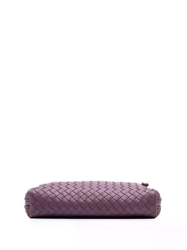 Bottega Veneta Nappa Intrecciato Nodini Crossbody Bag - Purple