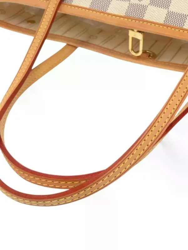 LOUIS VUITTON Damier Azur Neverfull Pm Tote Bag