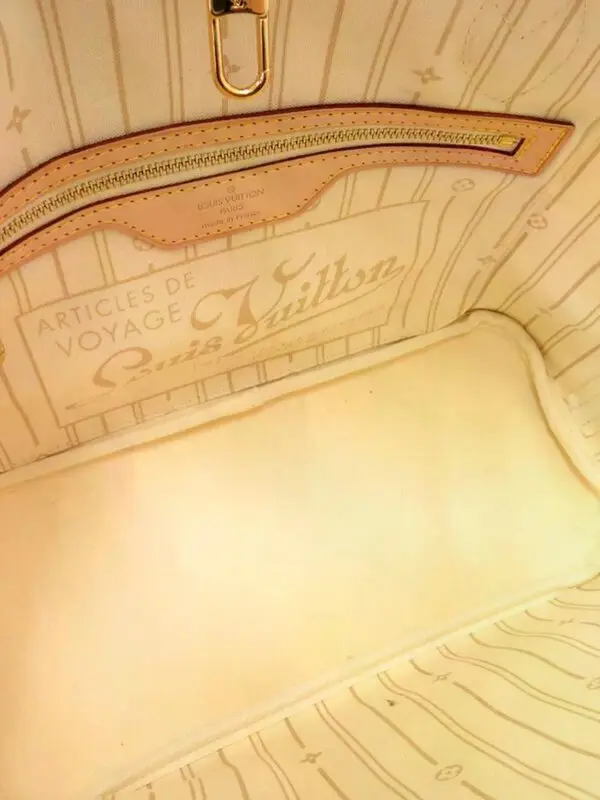 LOUIS VUITTON Damier Azur Neverfull Pm Tote Bag