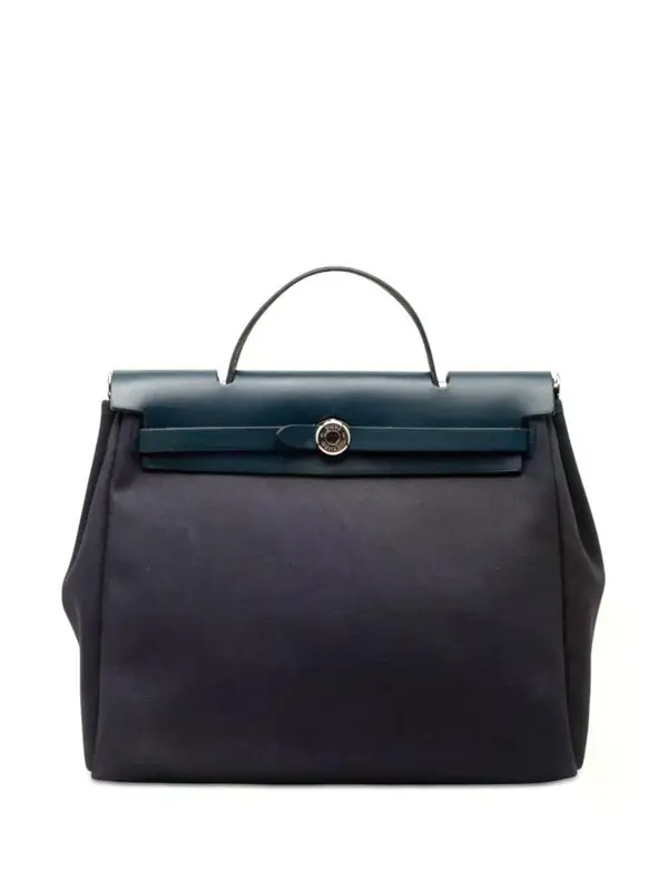 Hermès Toile Herbag Pm Satchel
