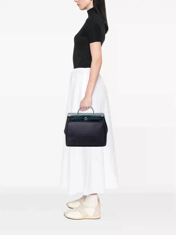 Hermès Toile Herbag Pm Satchel