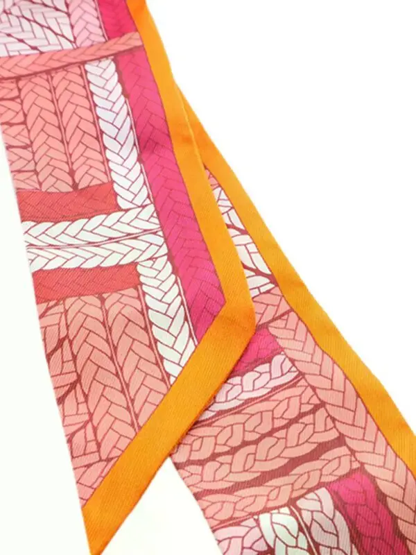Hermès 2020-2026 Tresses H Silk Twilly Scarf Scarves
