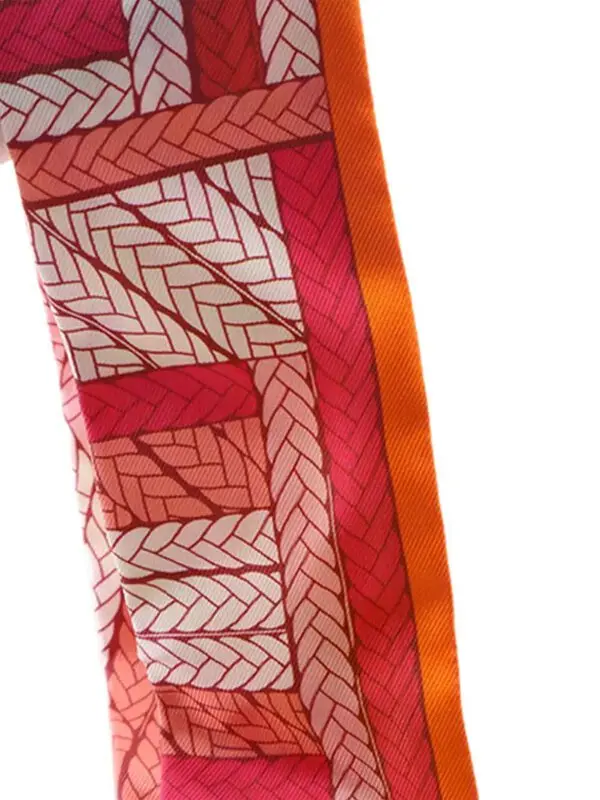 Hermès 2020-2026 Tresses H Silk Twilly Scarf Scarves