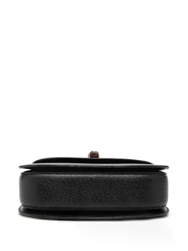 Gucci Grained Calfskin Bamboo Night Satchel